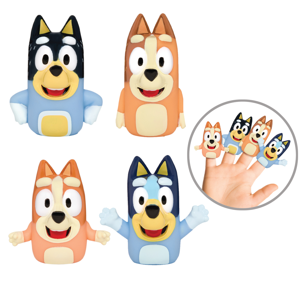 BLUEY Jumbo Finger Puppets – Ginsey Home Solutions